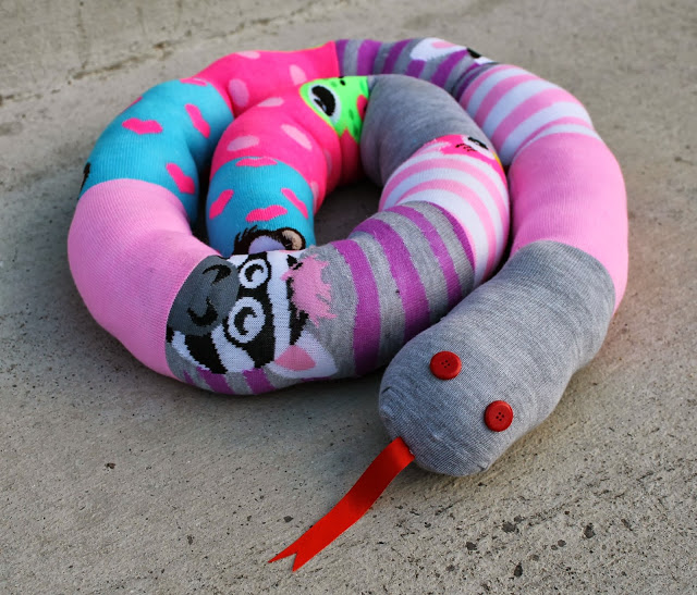 Mila's Sock Snake | The Stitching Scientist