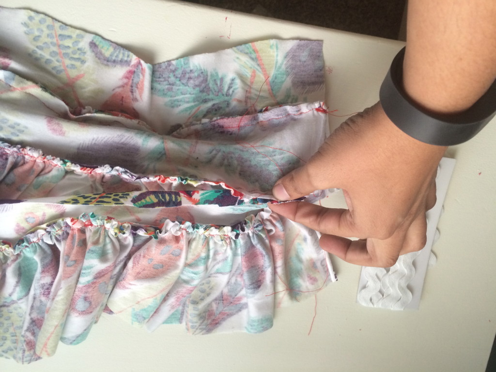 How to Add Ruffles to Leggings | The Stitching Scientist