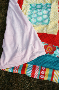 Cuddle™ Squares Baby Blanket with Free Pattern | The Stitching Scientist