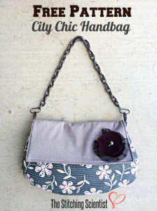City Chic Handbag with Free Pattern | The Stitching Scientist