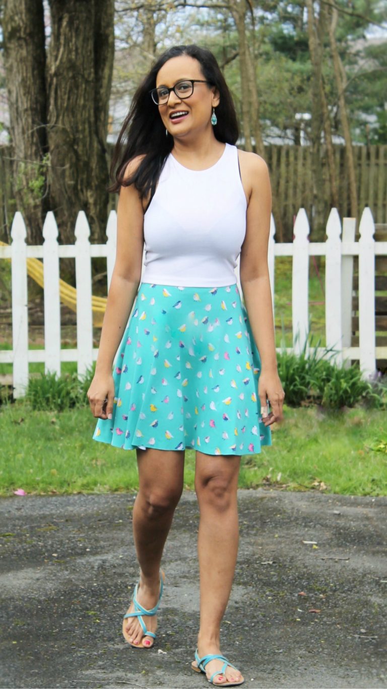 DIY 10 minute Skater Dress | The Stitching Scientist